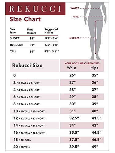 Rekucci Women's Secret Figure Premium Denim Straight Leg Pull-On Jean (10, Ink Blue Sandblast)