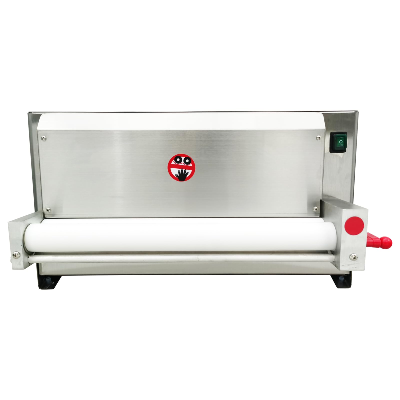 HQHAOTWU Commercial Pizza Dough Roller Sheeter, 19in Electric Pizza Dough Roller, 450W Stainless Steel Pastry Press Making Machine