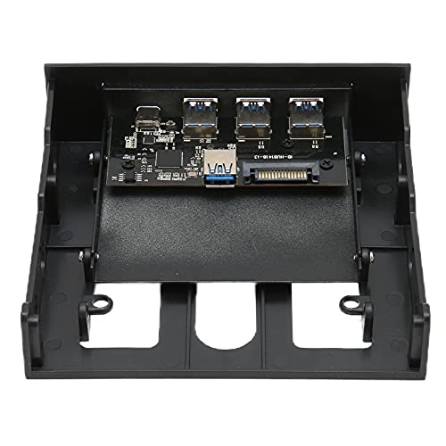 Shanrya USB Front Panel Adapter, 3.5in 5.25in USB1.1 USB2.0 Hot Swap PC Expansion Board Internal USB Hub for Home for School for Office