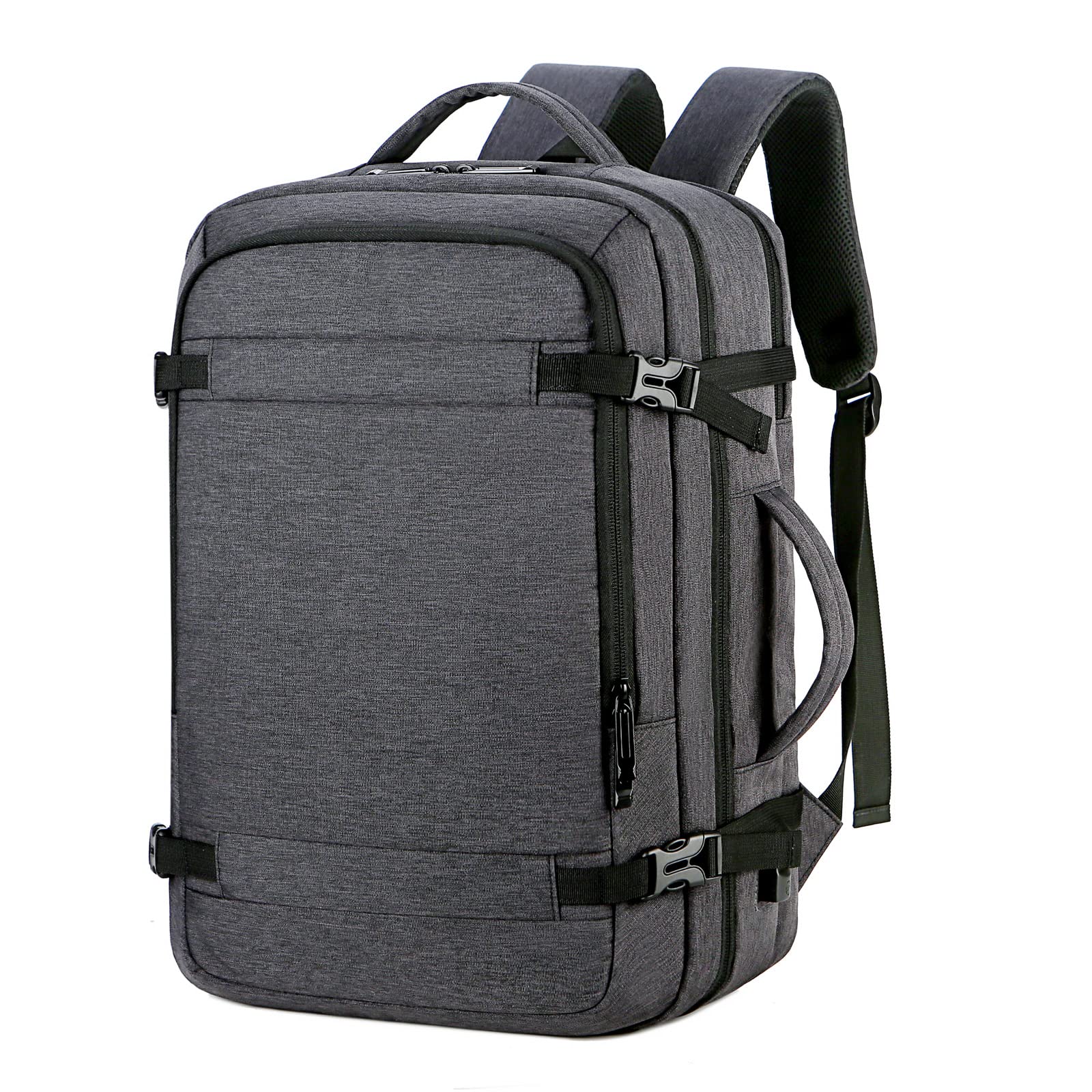 DAYELIVE Travel Backpack for Men Women 40L Flight Approved, 17 Inch Waterproof Laptop Carry on Backpack Large Luggage Daypack Business College Weekender Overnight Backpack