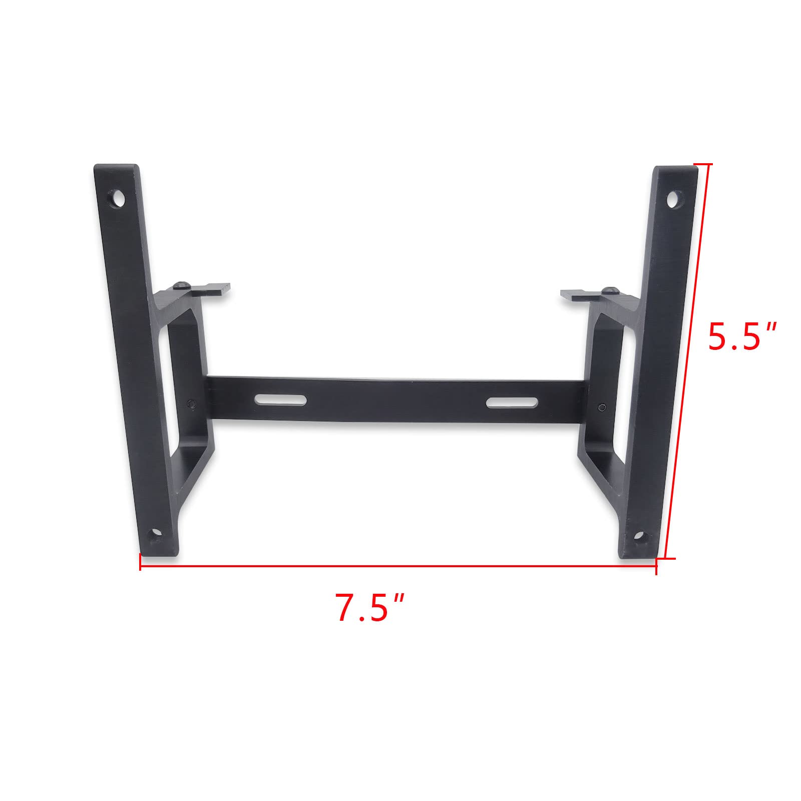 Dasen Lower Grille Front License Plate Mount Bracket Removable Compatible with 2015-2021 Ford Mustang Shelby GT350/GT350R - No Drilling
