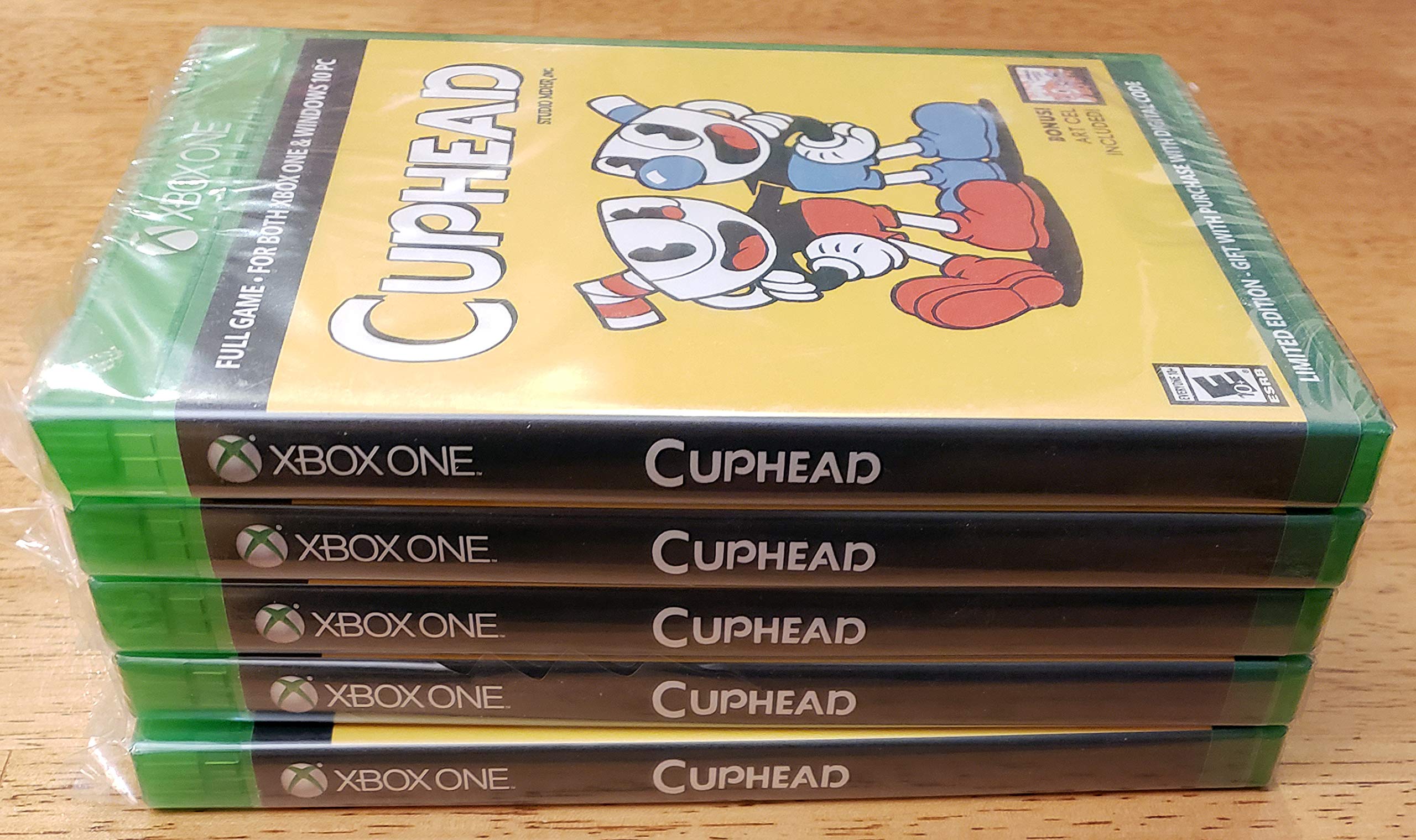 Cuphead-Limited Edition Bonus Art Cel Complete Set of 5!