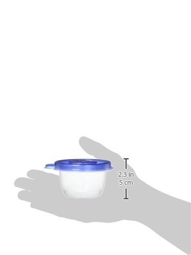 Glad Food Storage Containers - Mini Round Containers - 4 Ounce - 8 Containers