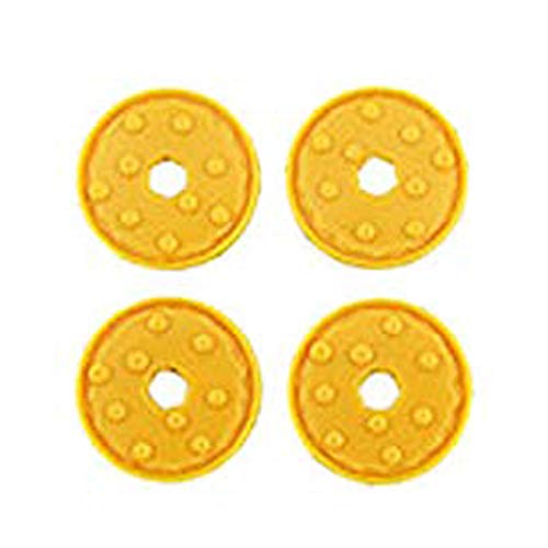 Replacement Parts for Imaginext Pizza Planet - Toy Story Buzz Lightyear and Pizza Planet Truck Playset GFR98 ~ Replacement Projectile Discs ~ Includes 4 Yellow Discs