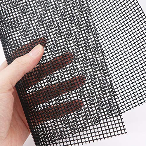 GOETOR Flower Pot Hole Mesh Pads 5 PCS Rigid Plastic Mesh Screen 20x30cm Bonsai Bottom Grid Mat Polyethylene Garden's Drainage Mesh Hole Screens
