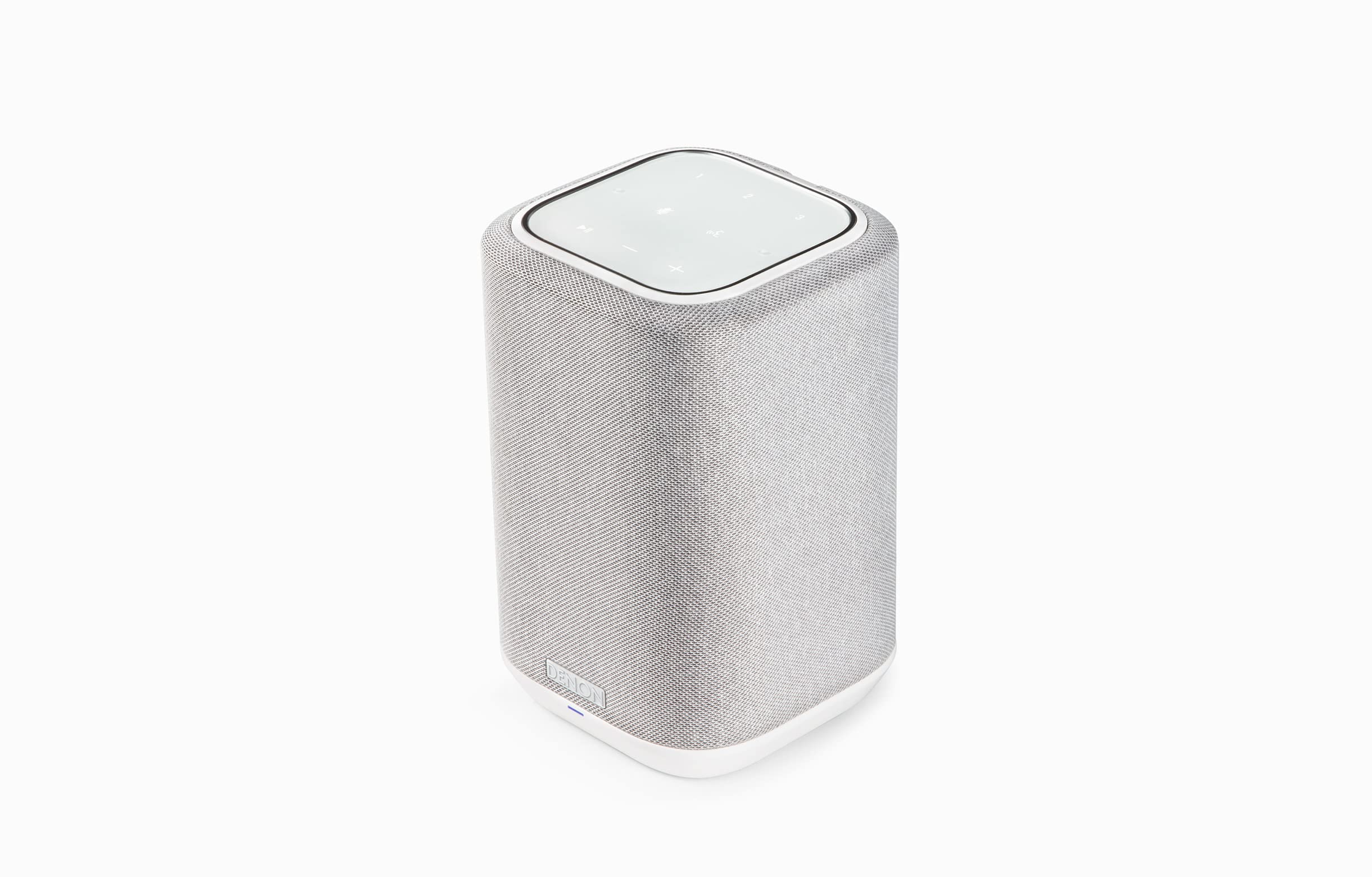 Denon Home 150 Wireless Smart Speaker – Compact Design, Wi-Fi & Bluetooth, HEOS Built-in, Alexa Built-in, Siri & AirPlay 2, Spotify Connect, Multi-Room Support, White