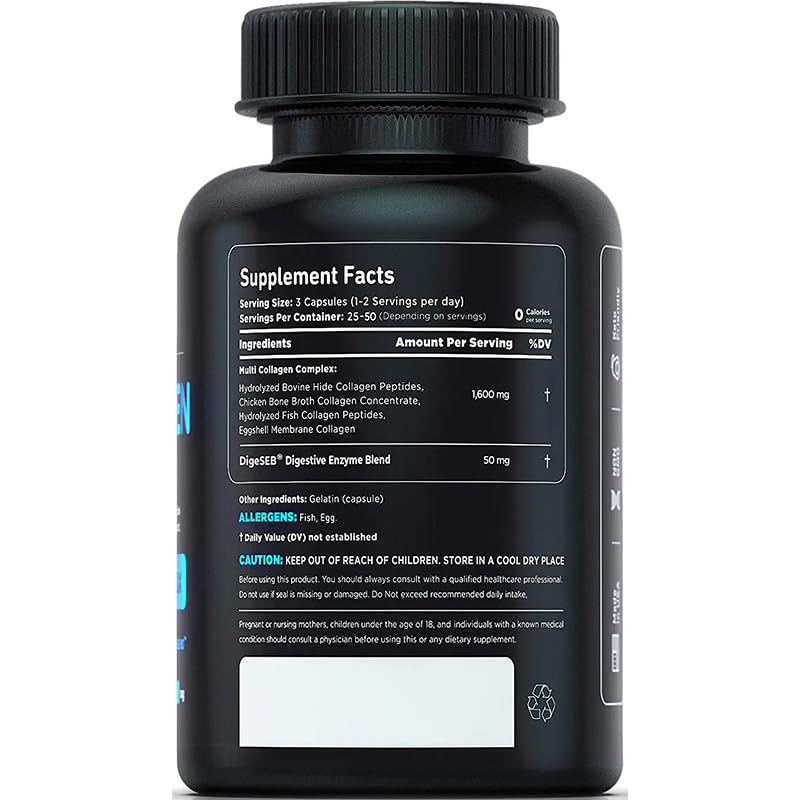 Collagen and Joint Health, Protein Supplement for Healthy Skin, Nails, Bones & Joints - Easy Mixing Nutrients & Proteins