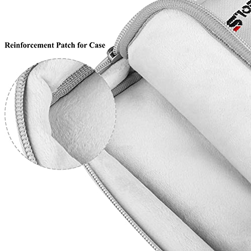 Meolsaek 13 Inch Laptop Sleeve Case Computer Bag for 13 MacBook,MacBook Air, Notebook,Durable Computer Carrying Case for 12.3" Surface Pro,Water-Resistant Hard Shell Case (13 Inch, Gray)