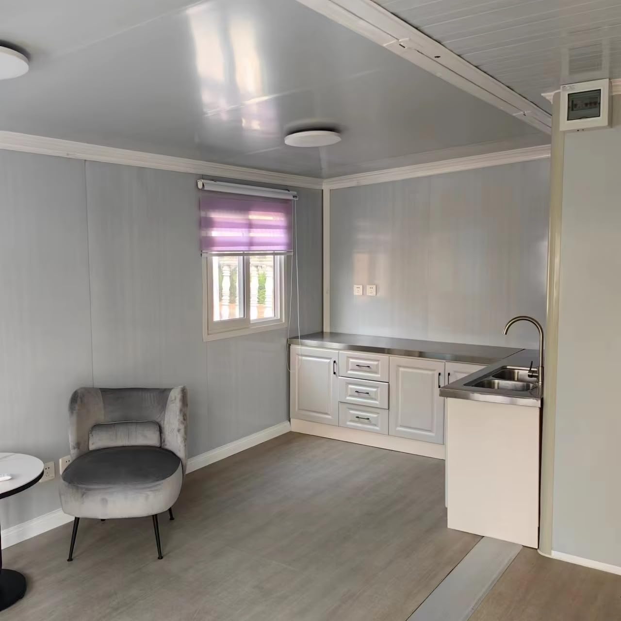 Miniature Modular Home, Lightweight Prefab House, Portable Tiny House, Micro Living Unit, 20ft 30ft 40ft for Garden Studios, Guest Houses, Mobile Clinics, Outdoor Events, Eco-Tourism Lodges