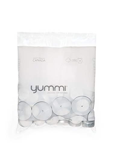 yummi 5 Hour Unscented Tealight Candles - 100 per Pack