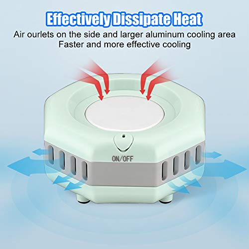 NORMIA RITA 36℉~60℉ Electric Beverage Cup Cooler for Home/Office, Desktop Mini Fridge Quick Cooling Cup Drink Chiller for Beer Juice Milk Coffee