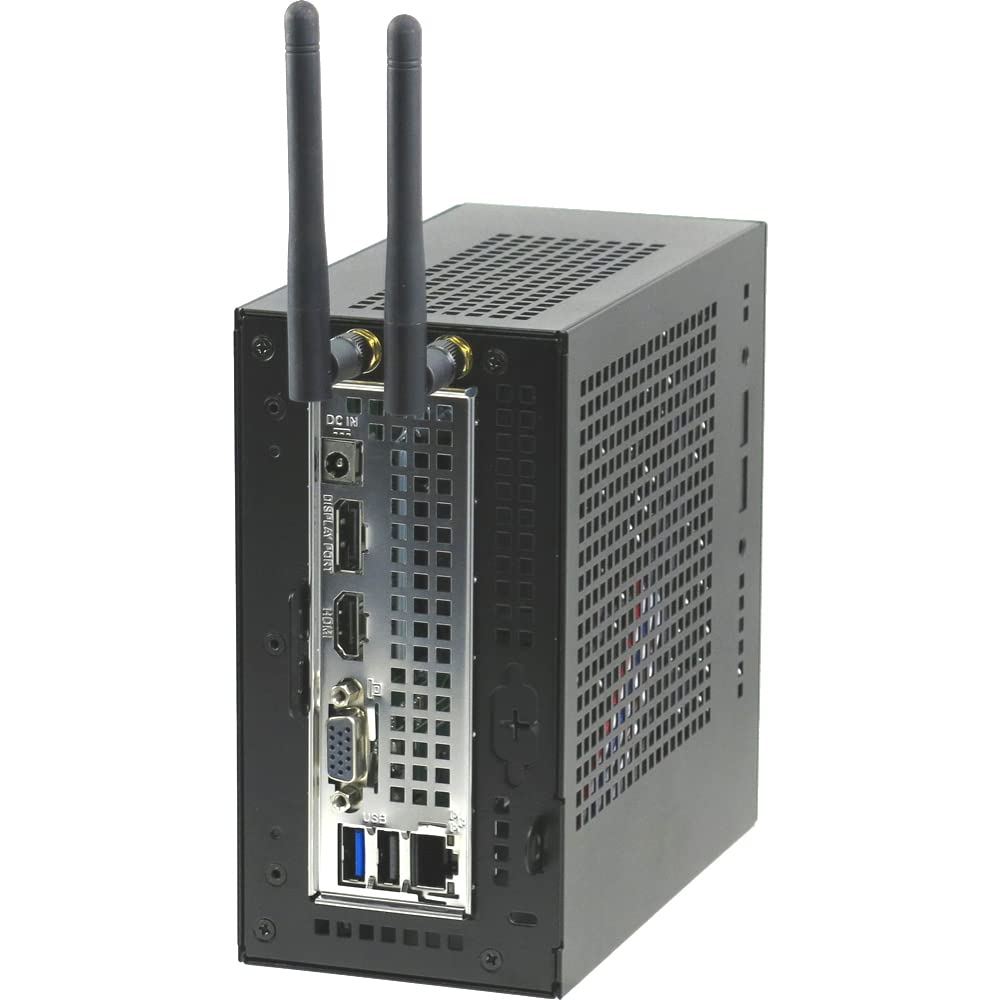 E-ITX ASRock DeskMini X300 AMD Cezanne Ryzen 7 5700G Mini PC System, 32GB Memory, 2TB NVME SSD, W11 Pro Pre-Installed and Configured