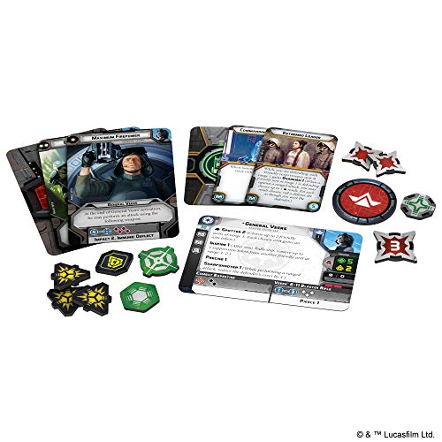 Star Wars: Legion General Veers COMMANDER EXPANSION - Lead Imperial Forces to Victory! Tabletop Miniatures Strategy Game, Ages 14+, 2 Players, 3 Hour Playtime, Made by Atomic Mass Games
