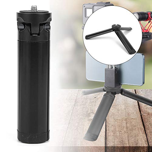 DAUERHAFT Mini Tripod,Camera Tripod Stand,Desktop Tripod,Action Camera Stand,Portable Tripod with Rubber Pad,Aluminium Alloy,for Mobile Phone,Cameras,Sports Cameras and Other Equipment