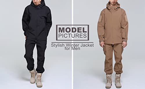 Military Jacket Men Ski Jacket Winter Coats Waterproof Jacket Winter Jacket Snow Jacket Men Snowboard Jacket Tactical Jackets for Men Army Jacket