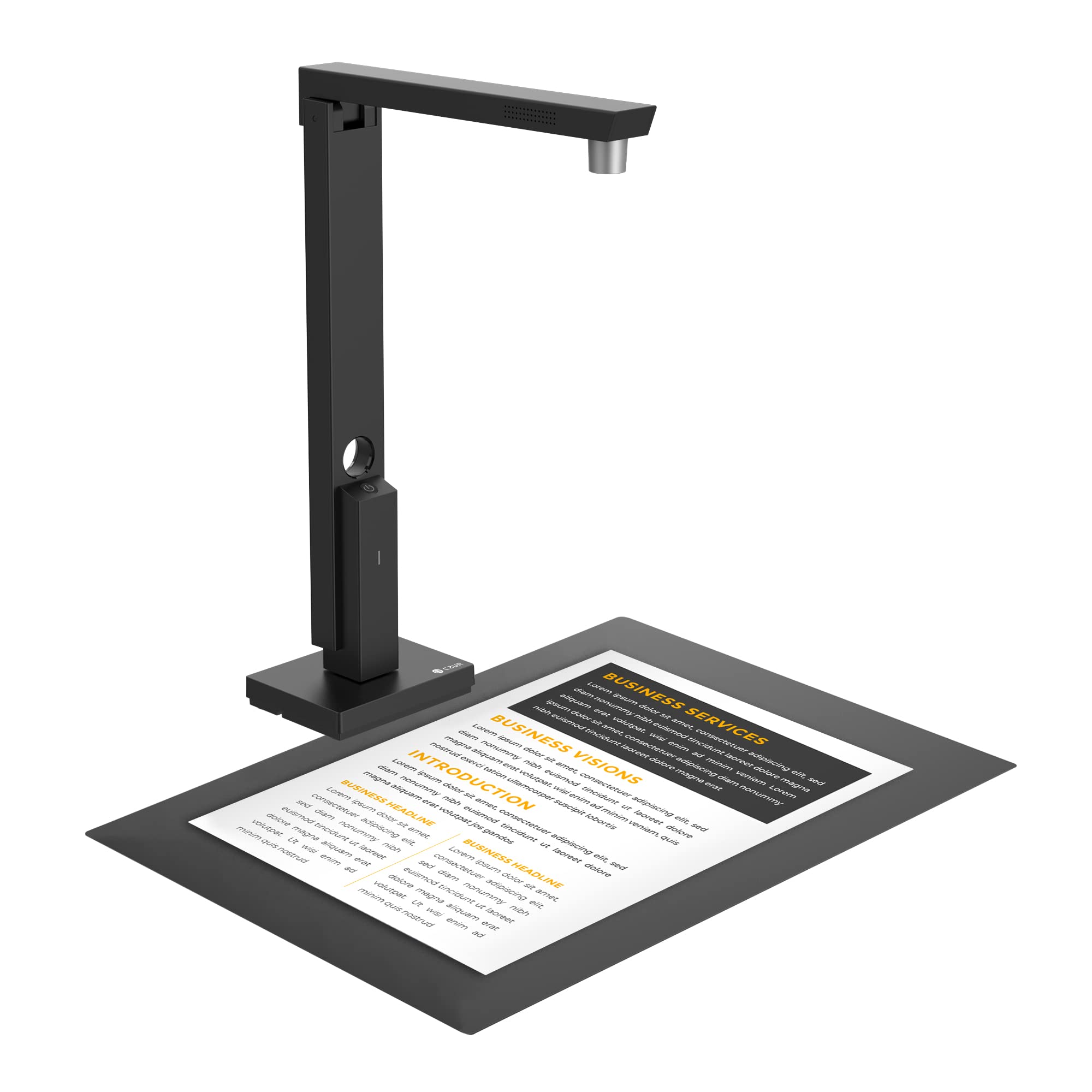 CZUR Lens800 Pro Portable Document Scanner, 8MP Document Camera, Capture Size A4, 1s/page Fast Scan Speeds, Easy-to-Use, USB Powered Travel Scanner, for Mac&Windows