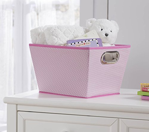 Delta Children Complete Nursery Organization 3-Piece Set, Barely Pink