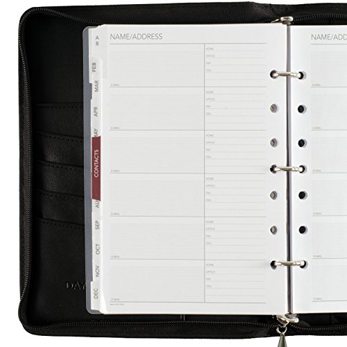 Day Runner Undated Loose-Leaf Starter Set, Slim Profile, 5.5 x 8.5 Inch Page Size, Color May Vary (206-0286)