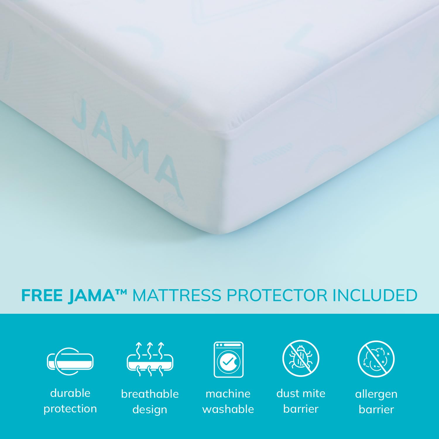 MLILY Full Mattress for Kids, 7 Inch Memory Foam Bunk Bed Mattress with Mattress Protector in a Box Made in USA CertiPUR-US Certified, Medium Firm Trundle Cooling Gel Mattress, Purple
