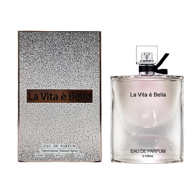 Tokuyo La Vida Bella for Women Perfume Eau de Parfum Natural Spray Elegant Scent Fragrance for all Skin Types 3.3 Fluid Ounce, Count : 1