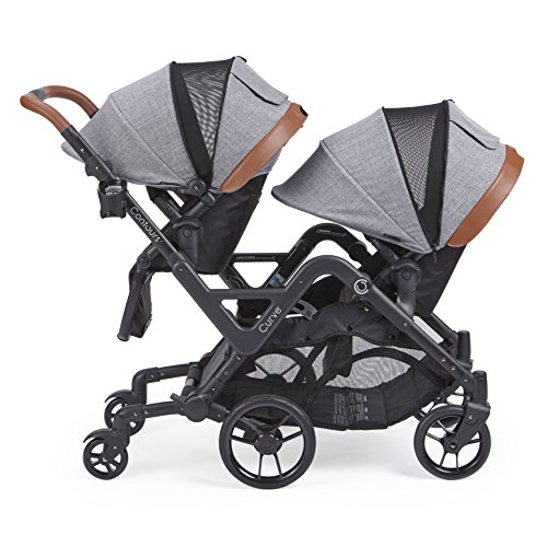 Contours - Curve - Convertible Tandem Double Stroller (Graphite Gray)