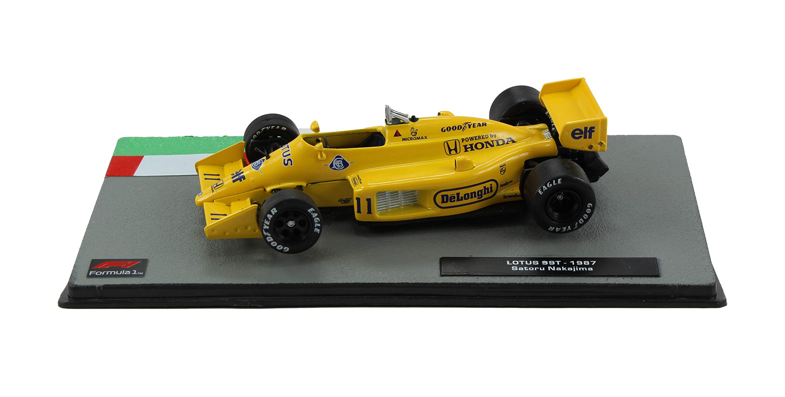 Deagostini Diecast 1:43 F1 Scale Model - Satoru Nakajima F1 Lotus 99T Race Car 1987