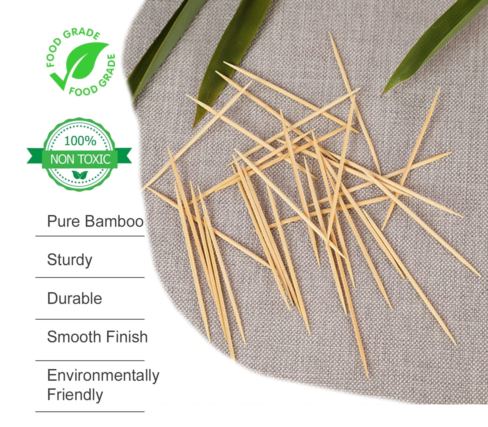 dgudgu 2 Mushroom Toothpick Holder Dispenser With Bamboo Toothpicks Tooth Pick Holders Decorative Ceramic Toothpick Dispenser