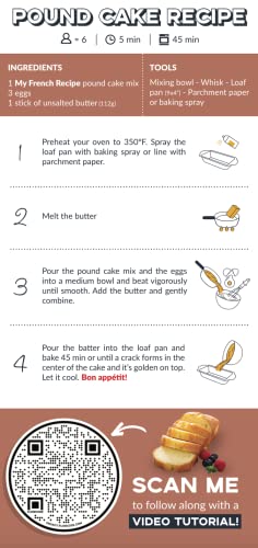 My French Recipe - Pound Cake Mix (1)