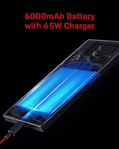 REDMAGIC 8 Pro Smartphone 5G, 120Hz Gaming Phone, 6.8" Full Screen, Under Display Camera, 6000mAh Android Phone, Snapdragon 8 Gen 2, 12+256GB, 65W Charger, Dual-Sim, US Unlocked Cell Phone Black