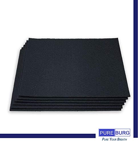 PUREBURG Replacement True HEPA Filter Set Compatible with Winix 115115, Filter A,9800 5300 6300 5300-2 6300-2 P300 C535 5000b 5000 5500 Plasma Wave WAC5300 WAC5500 WAC6300,H13 Activated carbon,2-Pack