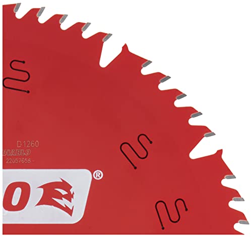 Diablo D1260X 12-Inch by 60t 1in Arbor Combination Saw Blade