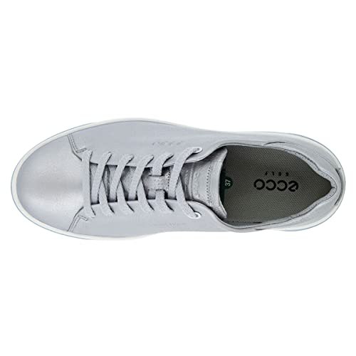 ECCO Women's Tray Hybrid Hydromax Water Resistant Golf Shoe, ALU Silver/Arona, 10-10.5