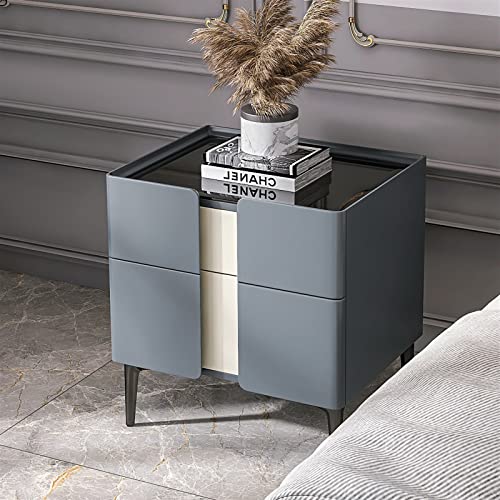 HIGOH Bedside Table Modern Bedside Table, Bedroom Dresser, Bedside Table, Small Minimalism