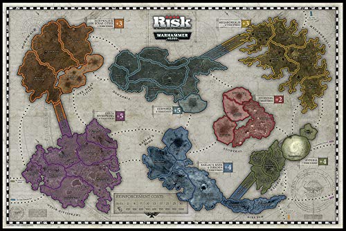 Risk Warhammer 40,000 Board Game | Based on Warhammer 40k from Games Workshop | Officially Licensed Warhammer 40,000 Merchandise | Themed Risk Game