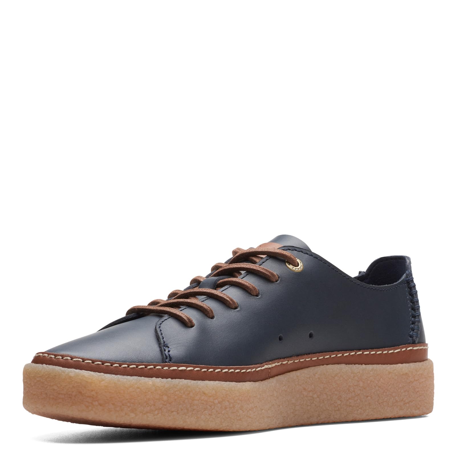 Clarks Men's Oakpark Low Oxford, Navy Leather, 10