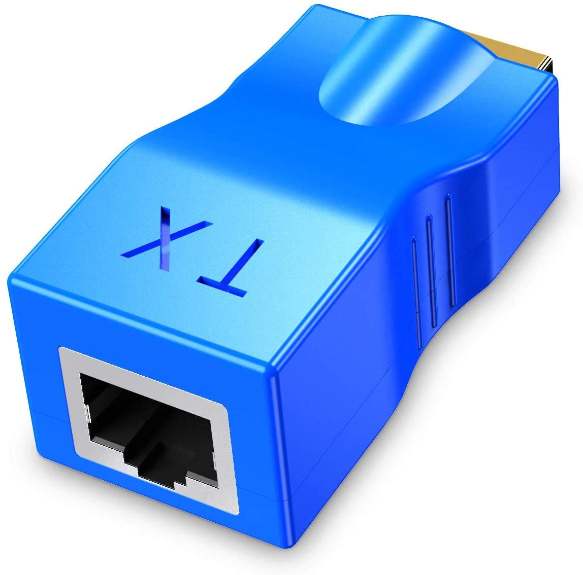 SNLLMZI HDMI to RJ45 Extender, HDMI to RJ45 Ethernet Network Converter Over by Cat5-e/6 Cable Splitter 1080p up to 30m/98ft Repeater for HDTV HDPC PS4 STB