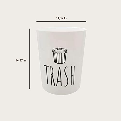 SEDLAV Plastic Office Trash Can, 5 gal (Trash Draw)