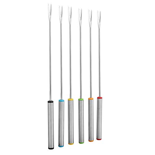 Fondu Fork Set, Fondue Forks, Chocolate Fork Fondue Tools Stainless Steel Fondue Forks, Cheese Fondue Forks Chocolate Dipping Fork for Chocolate Fountain for Cheese Fondue