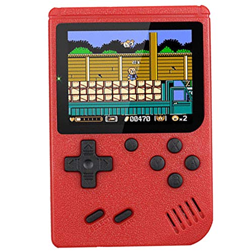 RFiotasy Retro Game Machine Handheld Game Console with 400 Classical FC Game ConsoleĀ Support for Connecting TV Gift Birthday for Kids and Adult (ZJ-red)