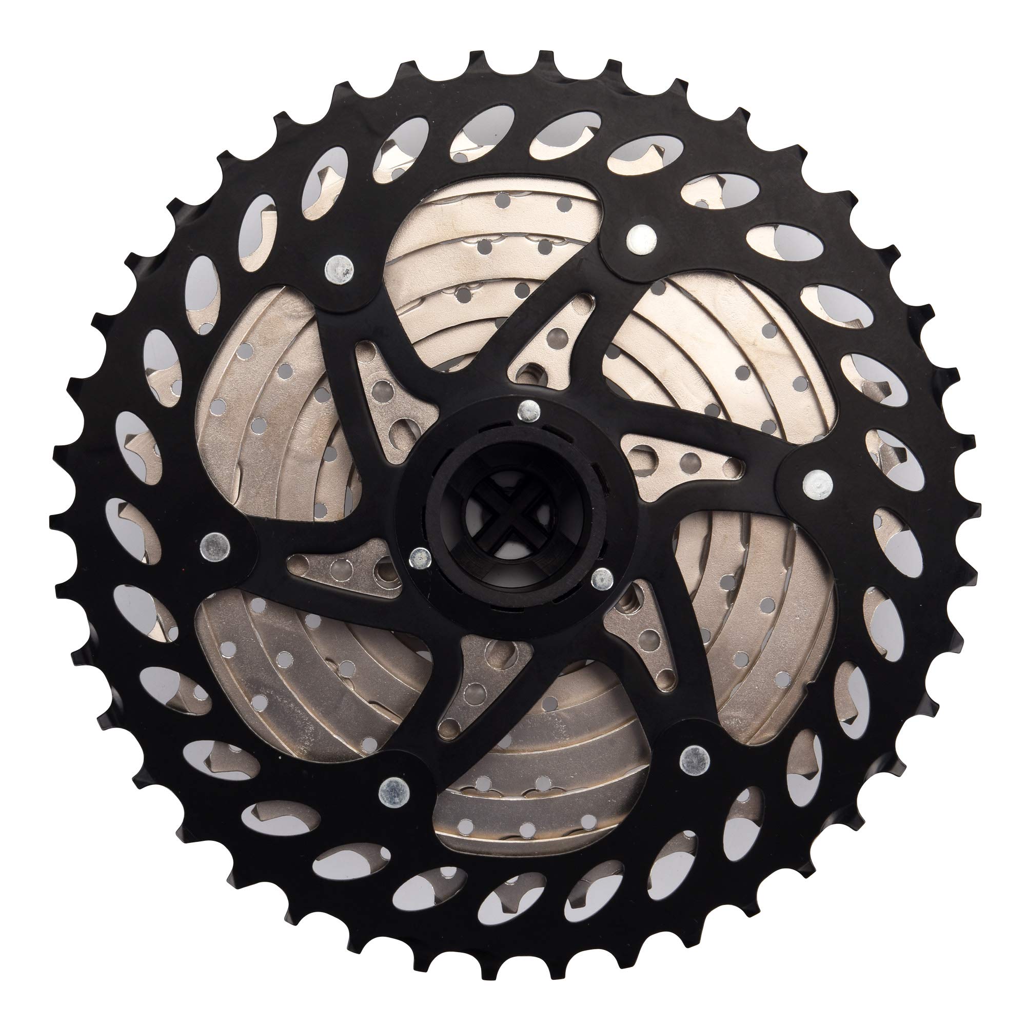 CYSKY 10 Speed Cassette 10Speed 11-42 Cassette Fit for Mountain Bike, Road Bicycle, MTB, BMX, Sram Sunrace Shimano ultegra xt (Light Weight)