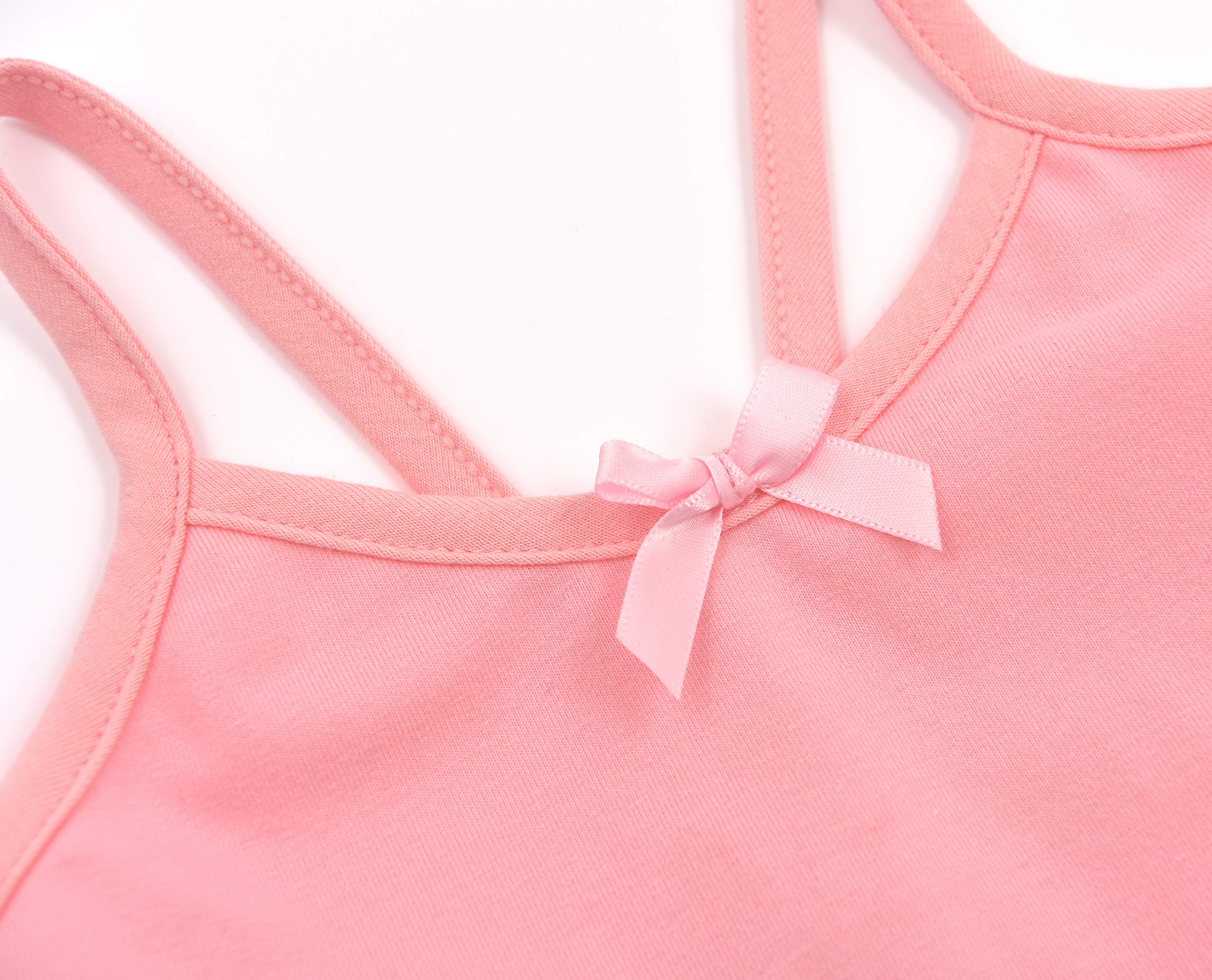 DANSHOW Ballet Leotards for Girls Dance Camisole Dress with Shiny Tutu Skirt(4041-08-M)