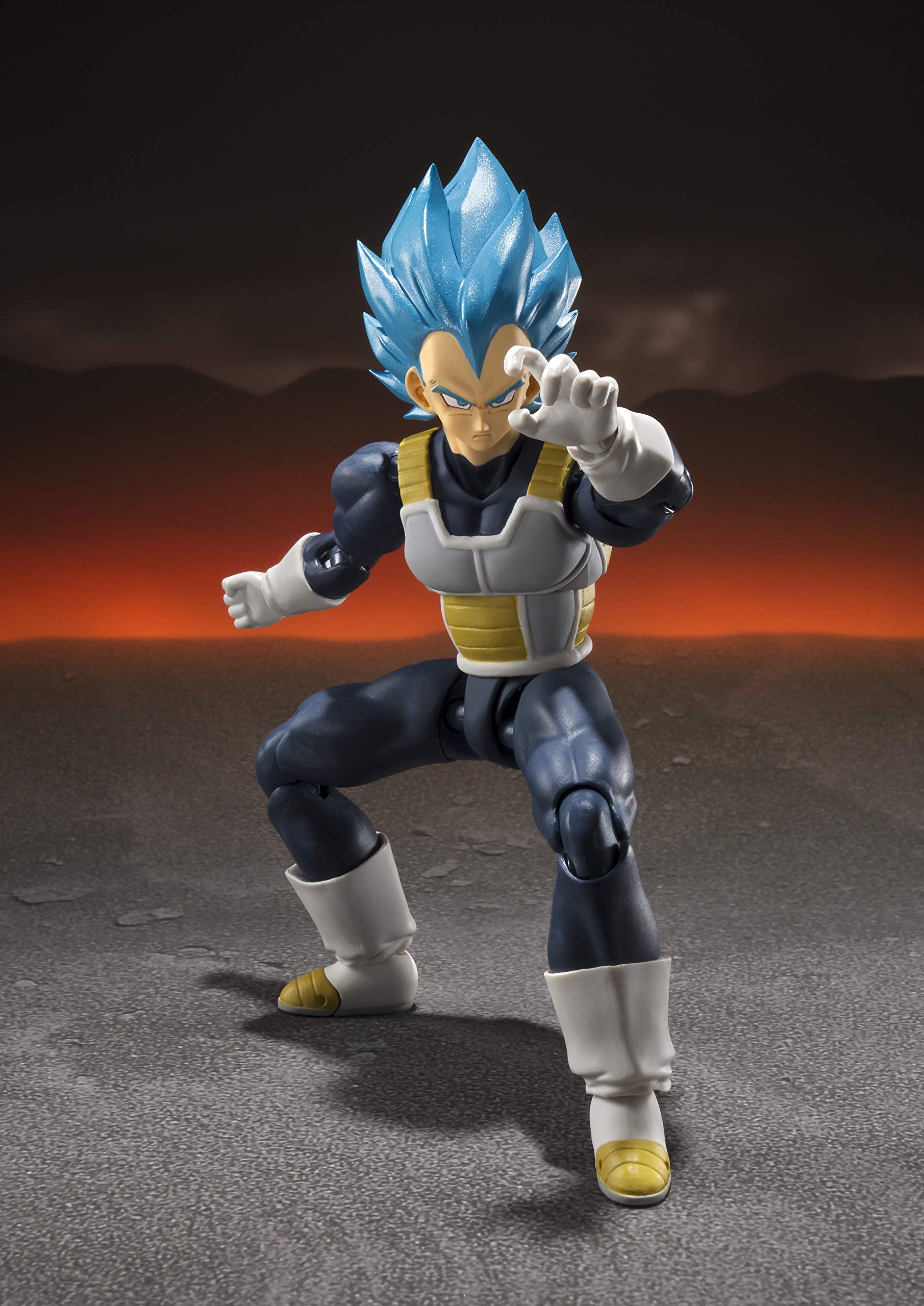 TAMASHII NATIONS Bandai S.H. Figuarts Super Saiyan God Super Saiyan Vegeta Dragon Ball Super: Broly Action Figure