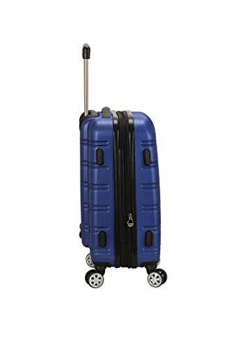 Rockland Melbourne Hardside Expandable Spinner Wheel Luggage, Blue, Carry-On 20-Inch