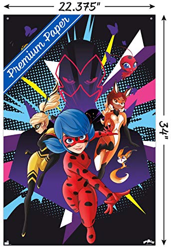 Miraculous - Group Wall Poster with Pushpins