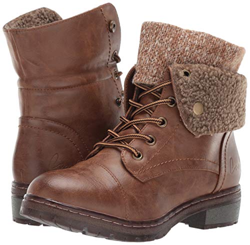Coolway Women's Betta Hiking Boot, Leather, tan, 37 Medium EU (6-6.5 US)