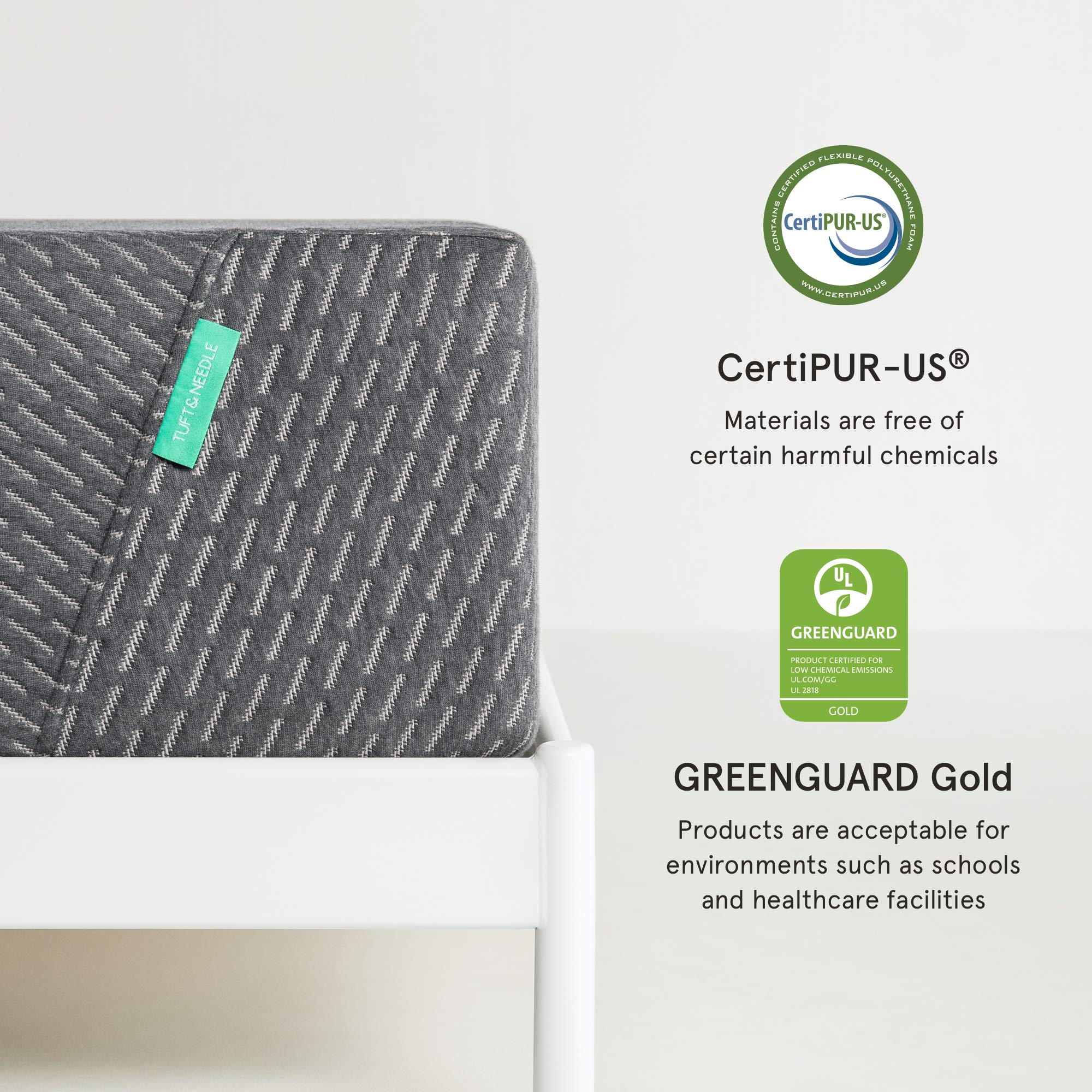 Tuft & Needle Mint Classic Full Mattress - Extra Cooling Adaptive Foam with Ceramic Gel Beads and Edge Support - Supportive Pressure Relief - CertiPUR-US - 100 Night Trial