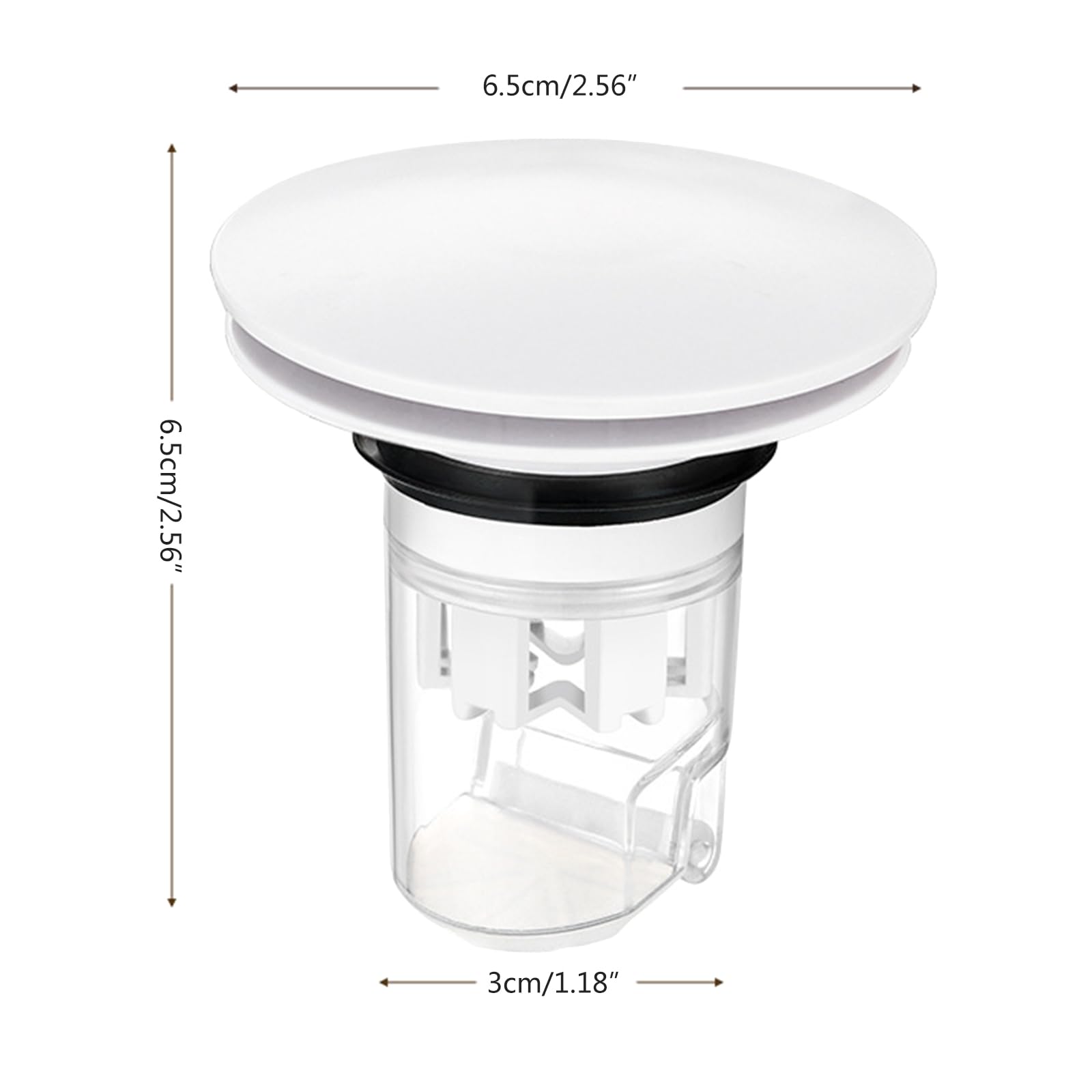 HUIFACAI Professional Shower Drain Hair Catchers Bathtub Stopper Bathroom Sink Stopper Drain Plug Suiatble for Bathroon Kitchen Bathtub Stopper