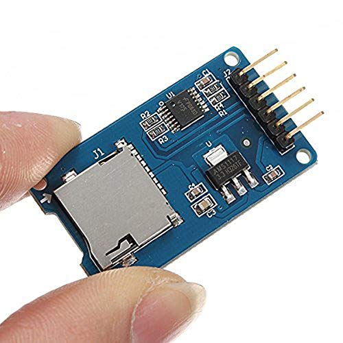 DAOKI 5Pcs Micro SD Storage Board Micro SD Card Module Micro SD Storage Expansion Board 6-pin with SPI Interface Micro SD TF Card Memory Shield Module SPI for Arduino Raspberry Pi with Dupont Wire