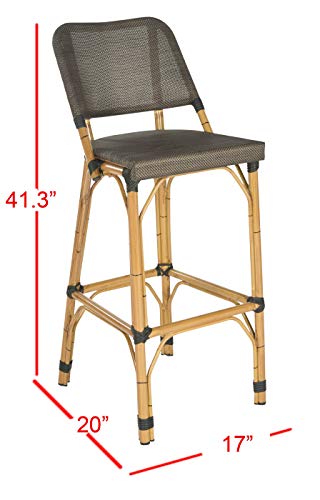 Safavieh Home Collection Deltana Brown Indoor/ Outdoor 29.5-inch Bar Stool