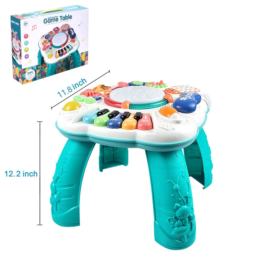 Dahuniu Baby Toy- Engaging Baby Activity Center for 6 12 18 Months Old- Safe, Sturdy, and Fun (11.8 x 11.8 x 12.2 inches)